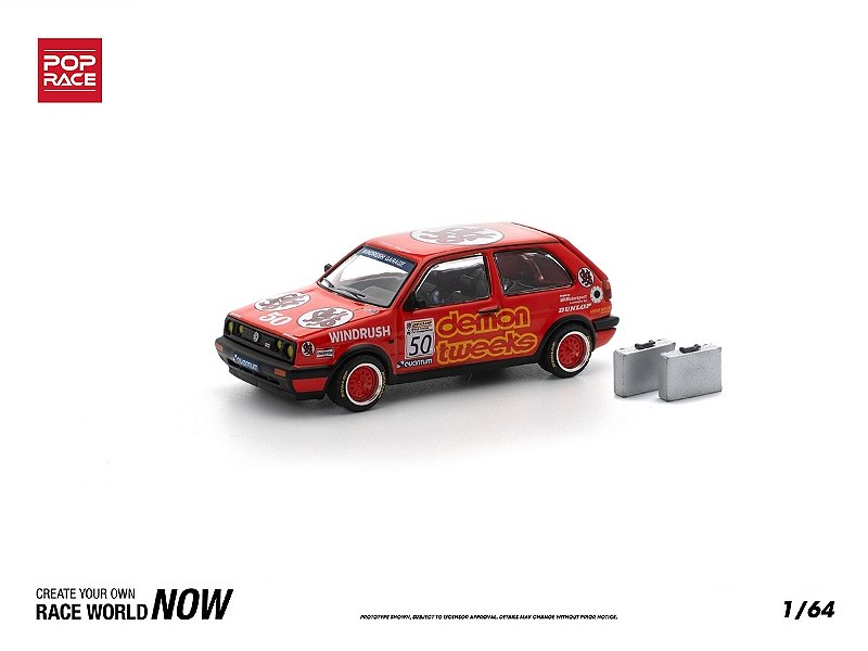 Volkswagen Golf GTI MKII Team Demon Tweeks BTCC 1988 1:64 POP RACE - 20 ...