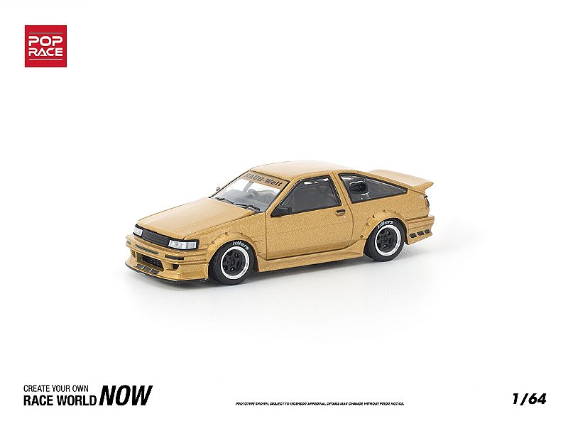 Toyota AE86 RWB 1:64 POP RACE - 20 anos! Loja on-line de miniaturas ...