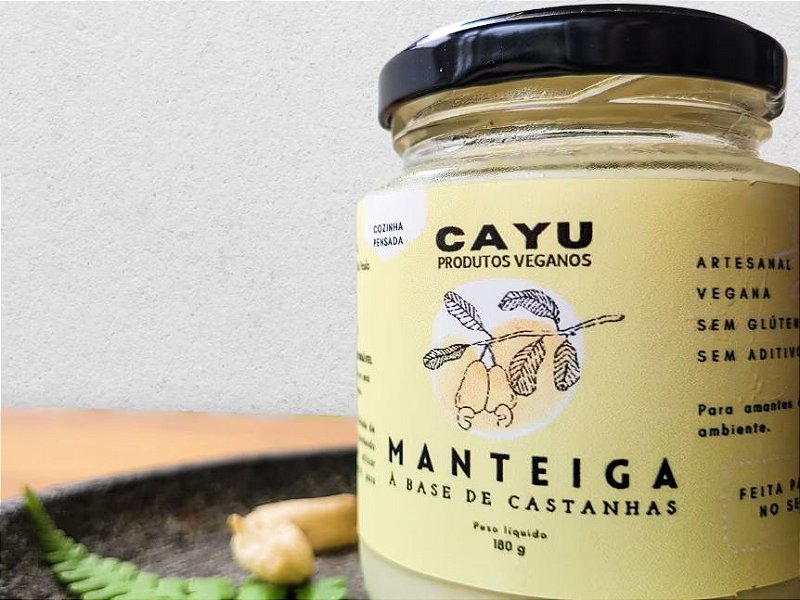 Manteiga de Castanha de Caju 200g- CAYU - El Cogumelo