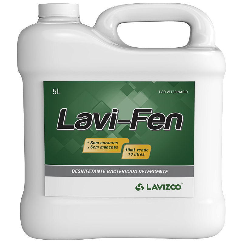 Lavi Fen Lavizoo 5l Desinfetante Bactericida Detergente - Cuida+Pet ...