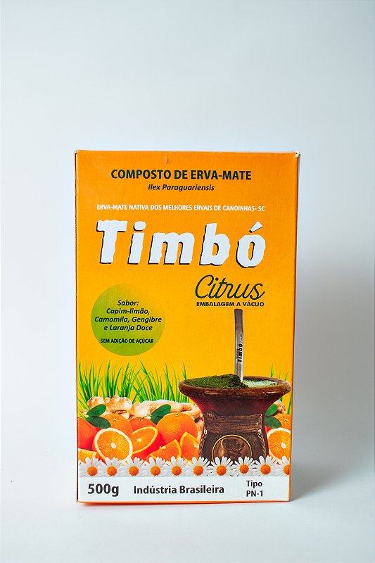 Erva-Mate Composta -Timbó Citrus - Flores e Chima - Cuia para Chimarrão ...