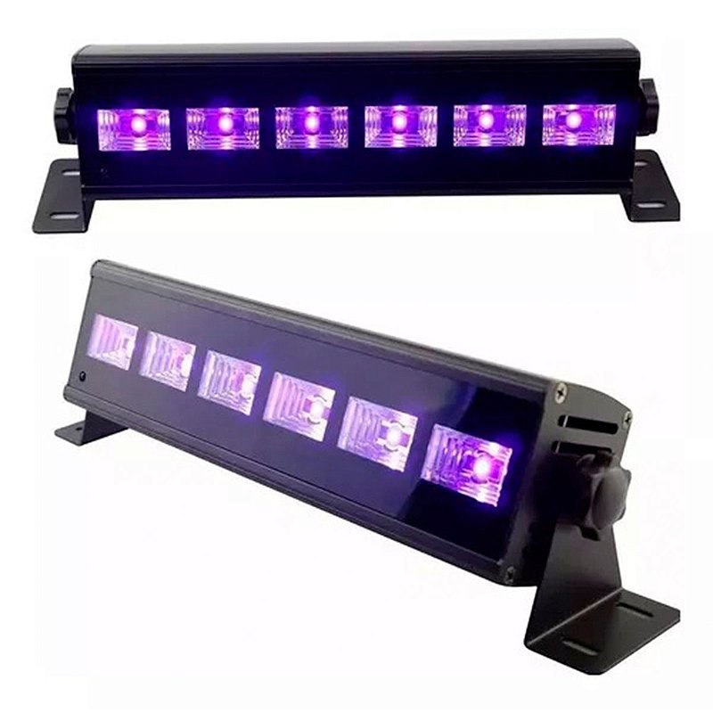 Luz Negra Ultravioleta LED Uv 20w Bivolt 6 LED's Slim - Utilidades ...