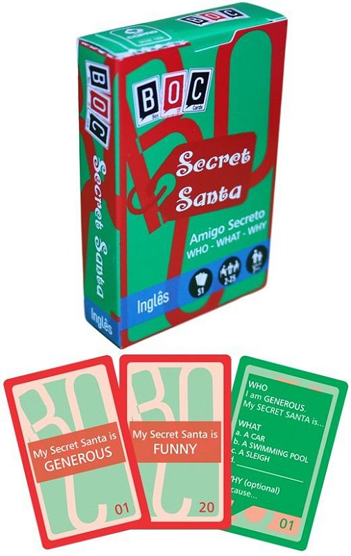 Secret Santa - Amigo Secreto (Who - What - WHY) - Box 0736532878021 ...
