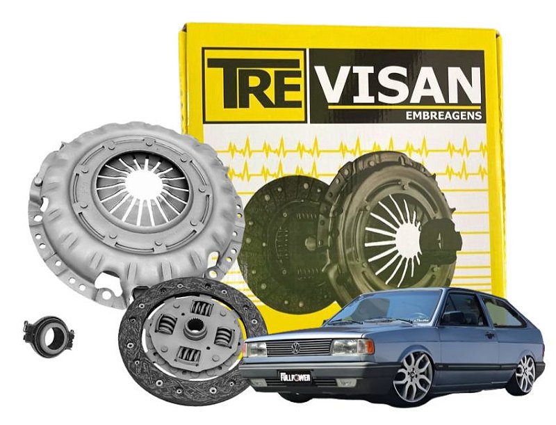Kit de embreagem Gol 1.6 AP G3 G4 2003 a 2009 - Trevisan Embreagens