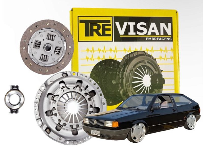 Kit De Embreagem Gol 1.6 AP 1981 a 2005 - Trevisan Embreagens