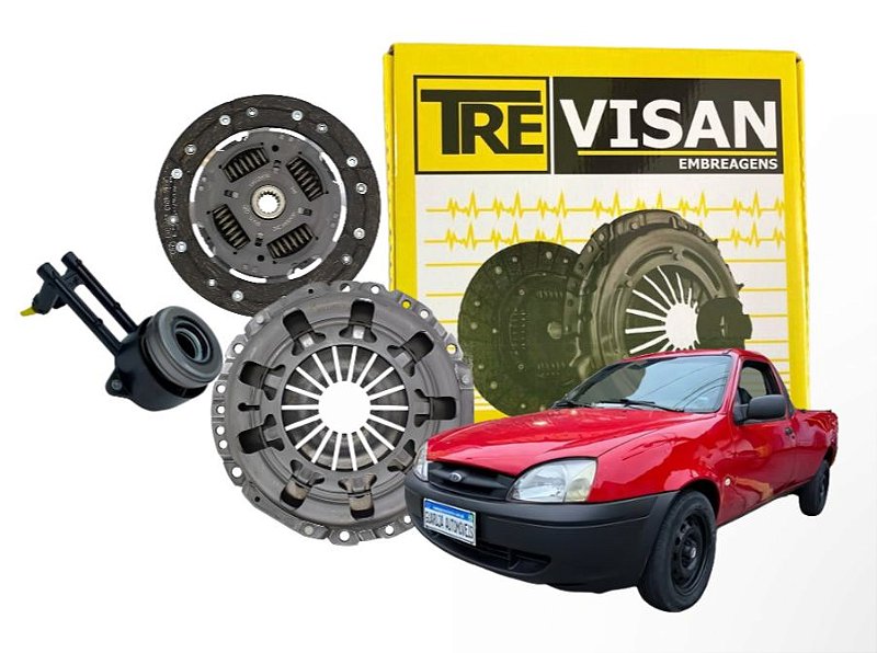 Kit de Embreagem Courrier 1.6 1999 a 2013 - Trevisan Embreagens
