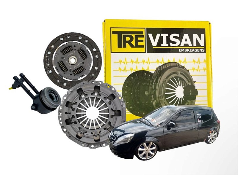 Kit de Embreagem Ka 1.6 1999 2000 2001 2002 2003 2004 2005 2006 2007 ...