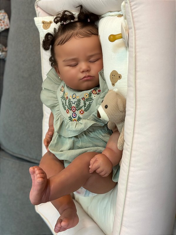 Bebe Reborn Kit June – 60cm Luxo Realismo e Enxoval Exclusivo ...