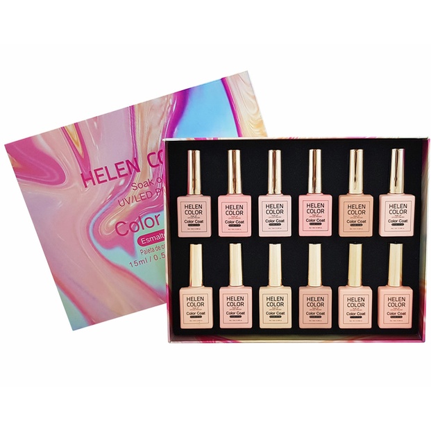 Esmalte Gel Col. NUDE15ml HELEN COLOR - Click Unhas - a loja da Nail ...