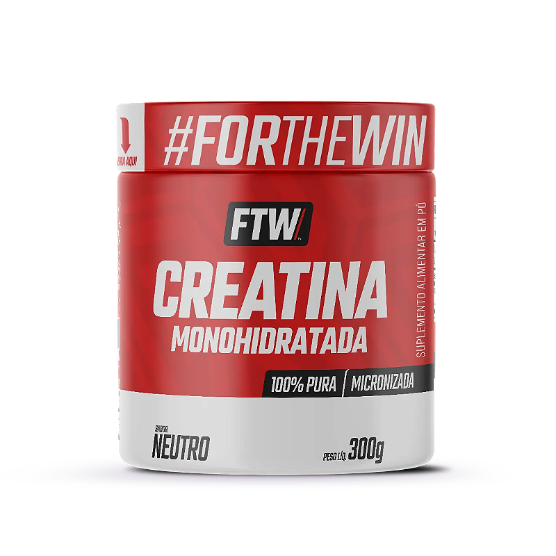 Creatina monohidratada FTW 150g e 300g - ITA FITNESS - Suplementos ...