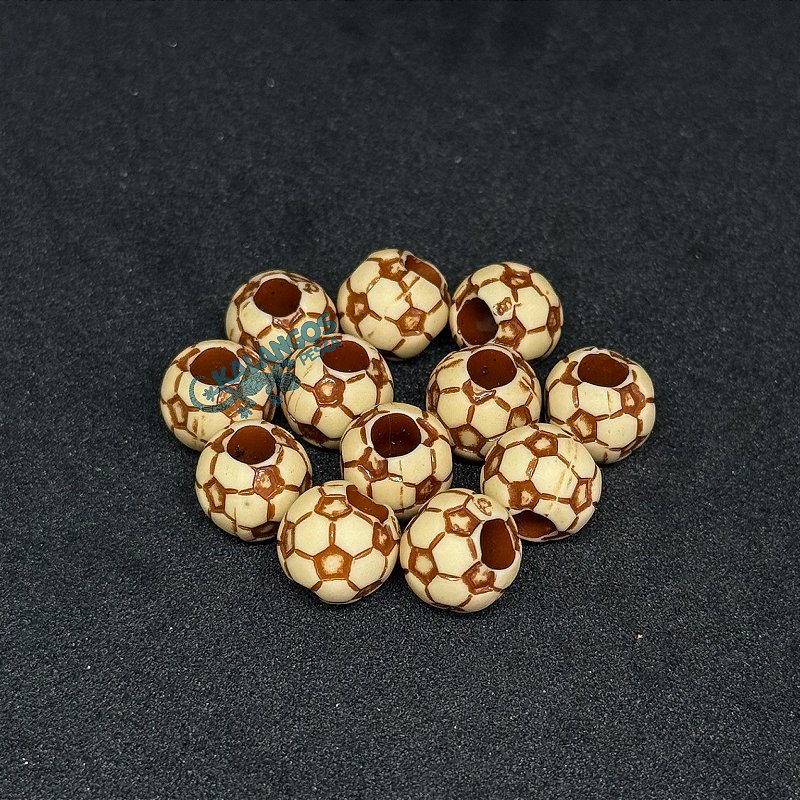 Miçanga bolinha de futebol tradicional da Kalangos (10 unidades ...