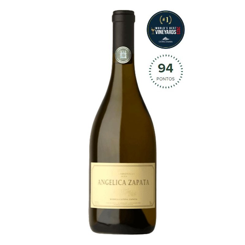 Vinho Angelica Zapata Chardonnay Branco 750ml - Língua Roxa Wines