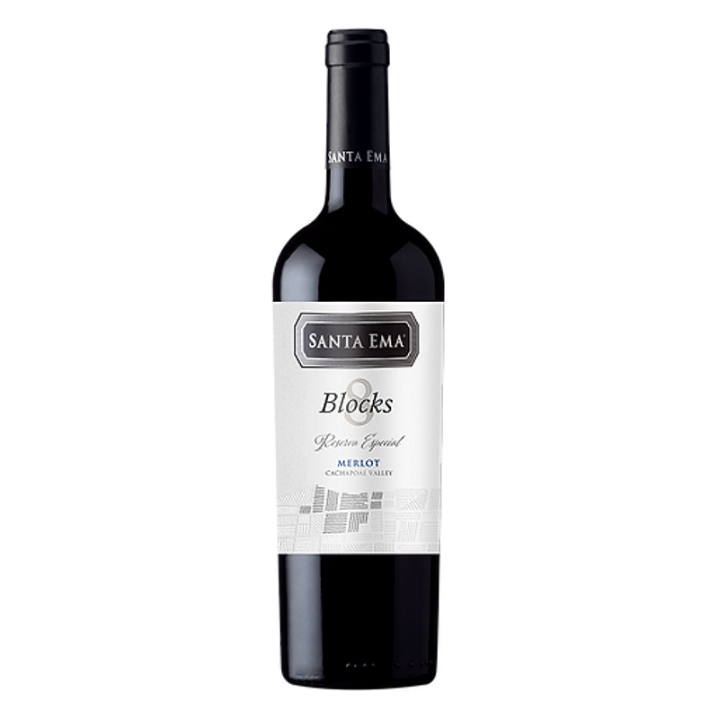 Vinho Santa Ema Blocks Reserva Merlot 750ml - Língua Roxa Wines