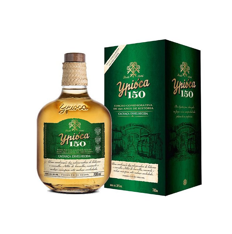 Cachaça Ypioca 150 Anos 700ml Compre Bebidas Online Whisky Vodka Tequila Vinho Champagne