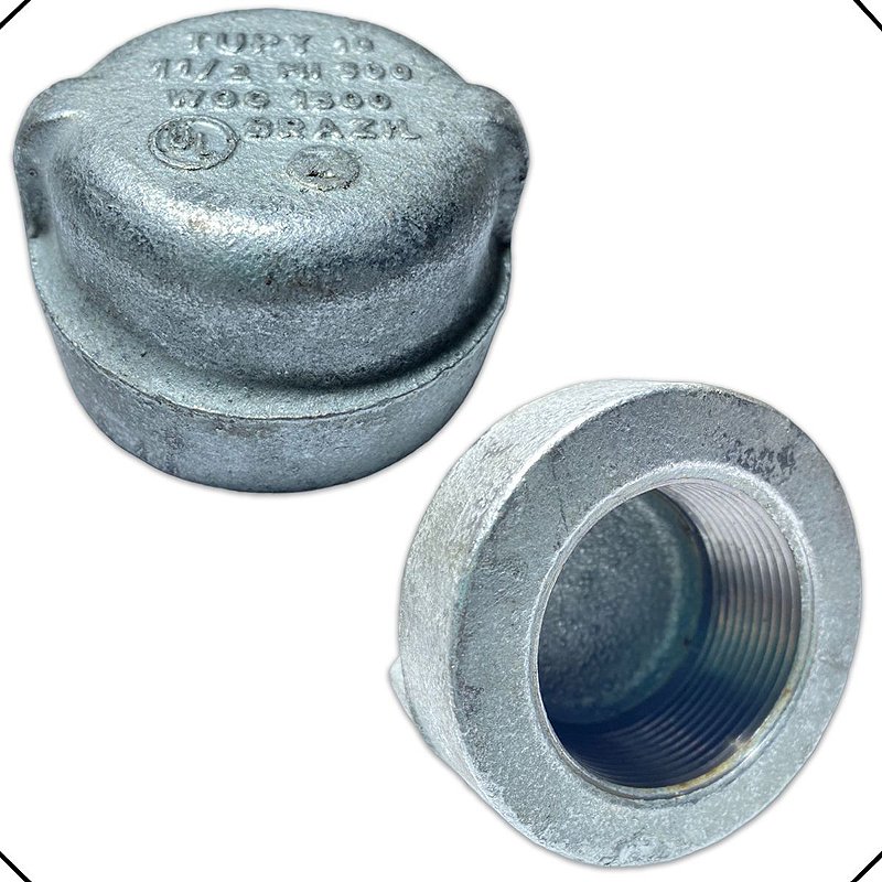 TAMPO 1.1/2" 300LBS GALV. - FORGÁS - Peças e Equipamentos para Gás