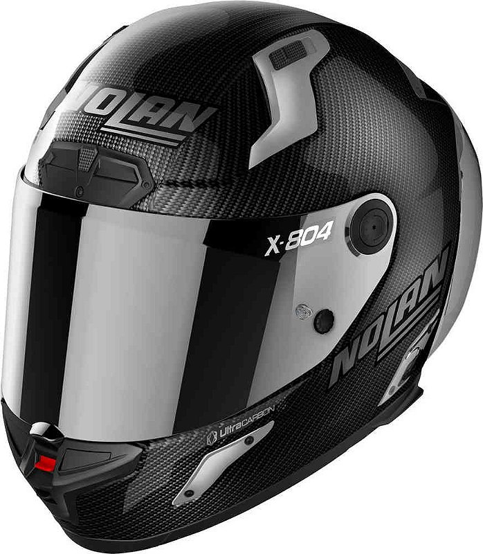 Nolan X-804 RS Ultra Carbon Silver Edition Capacete - Racing Pro Imports