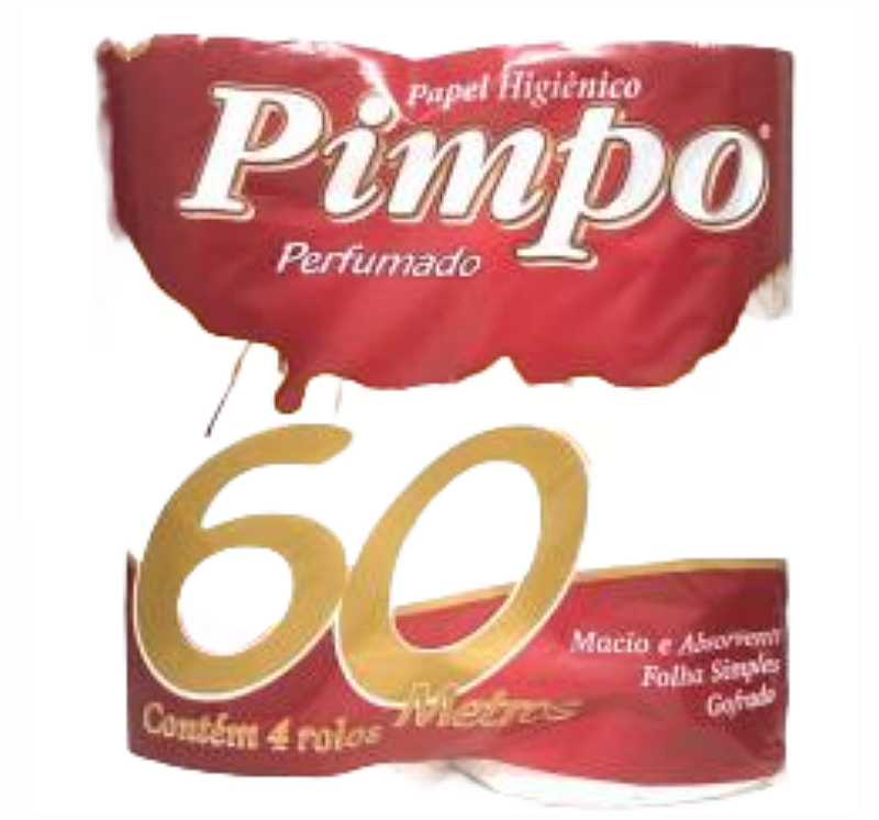 Papel Higiênico Pimpo Perfumado 60m Atacadão Da Limpeza