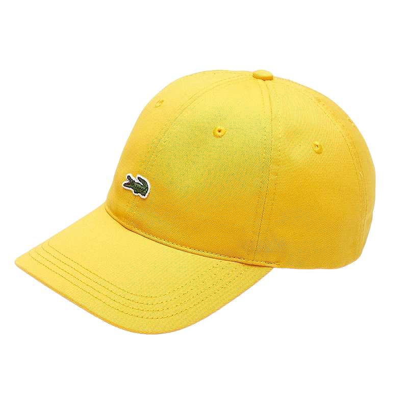 Boné Lacoste Aba Curva Strapcback Logo Masculino - Cor Amarelo - Sea ...