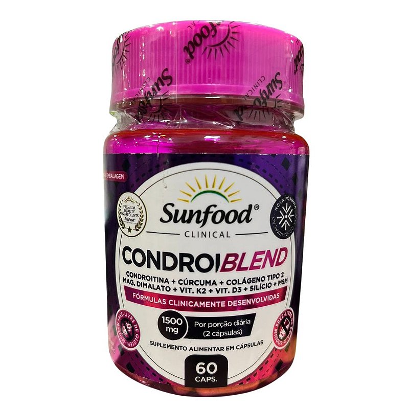 Condrol Blend 60 cápsulas - SunFood - ABRAÃO ERVAS