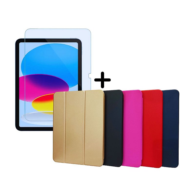 Smart Capa Para Tablet iPad 10th - 10.9" + Película - Acessórios para ...