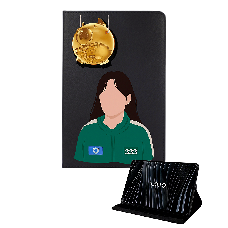 Capa Personalizada Round 6 para Tablet Vaio 10" - Adicione Seu Número e ...