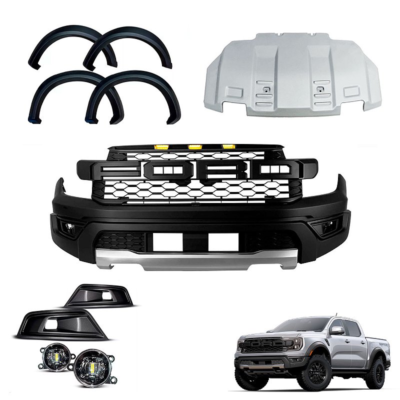 Kit de Transformação Ranger Raptor - Compatível com modelos 2024+ - 4x4 ...