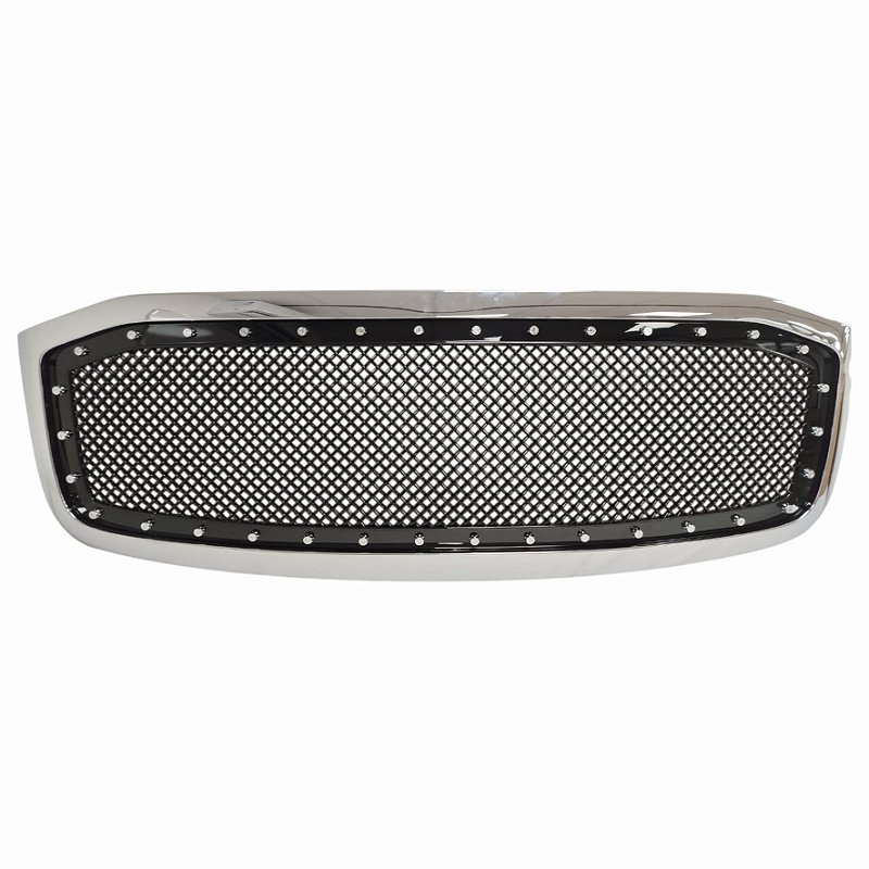 GRADE FRONTAL - DODGE RAM - MAD MAX - 06/08 - CROMADO/PRETO - 4x4 Store ...