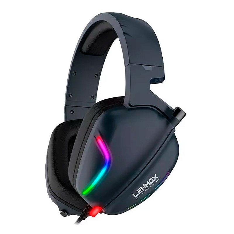 Headset Gamer 7.1 Usb Led - Lehmox - Rgb GT-F17 - LevTech Store