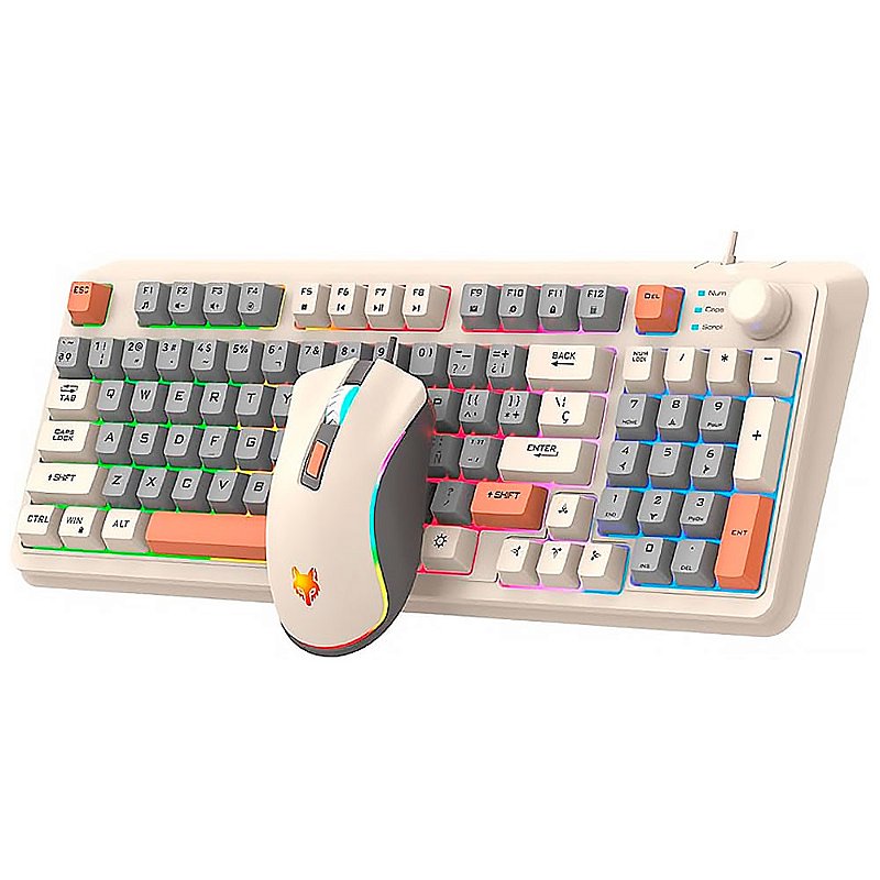 Kit Teclado e Mouse Gamer Xunfox - K820 - LevTech Store
