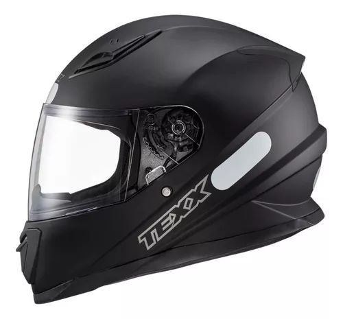 Capacete Moto Texx Fechado Hawk Solido Preto Fosco - Maremoto