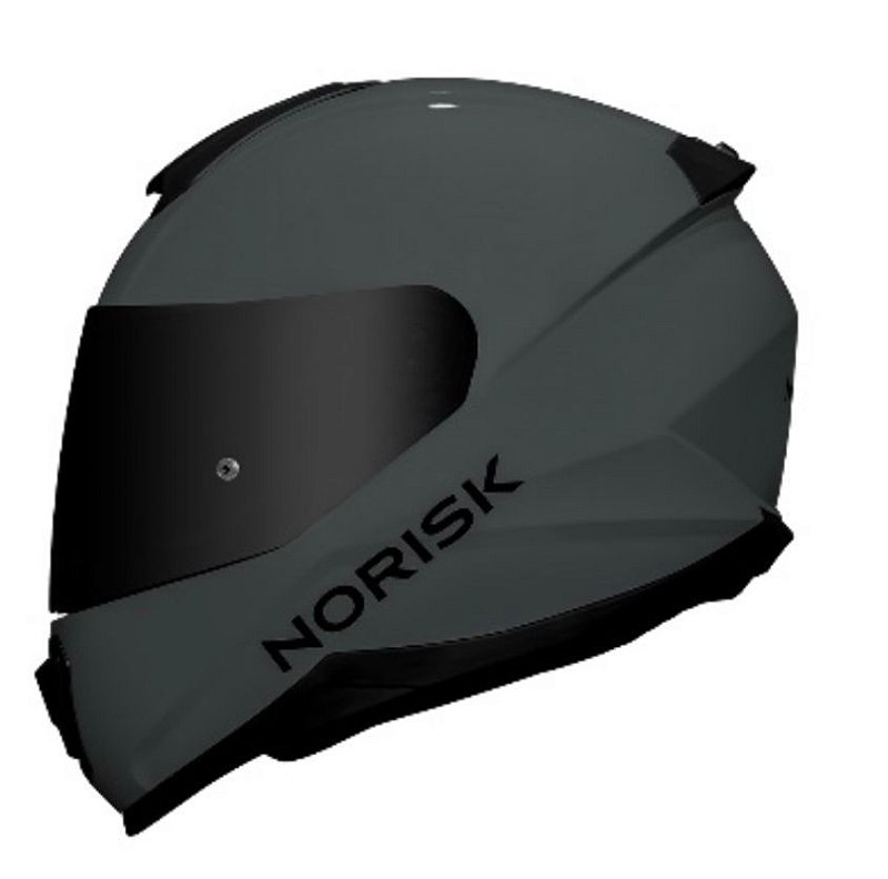 Capacete Norisk Razor Monocolor Cinza Nardo Grey - Maremoto