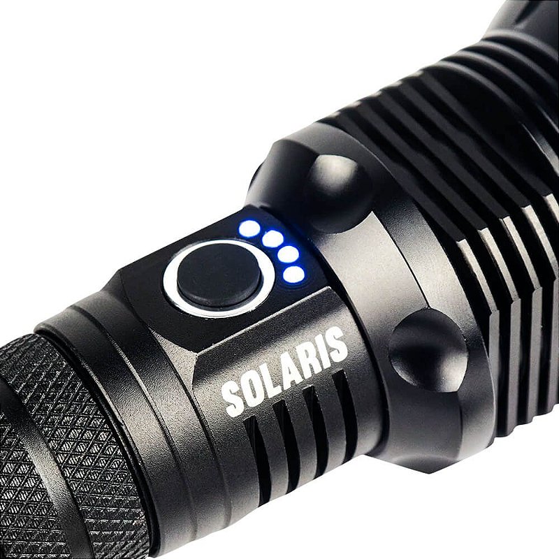 Lanterna Solaris 2000 Lúmens - Invictus - Life Outdoor Aventura e Lazer