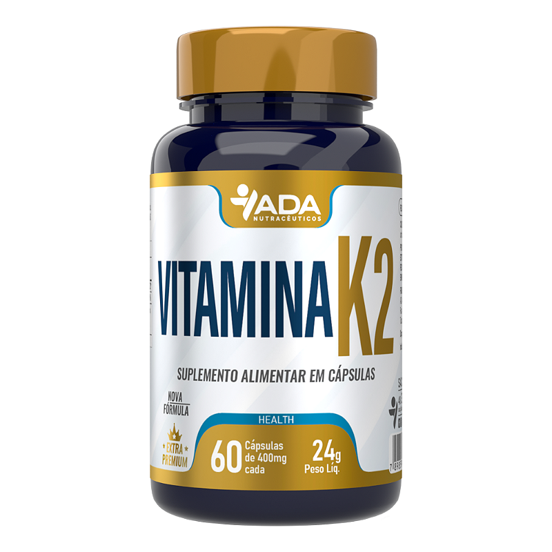 Vitamina K2 - 60 Cápsulas 300mg - Ada Nutracêuticos