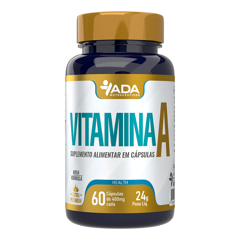 Vitamina A - 60 Cápsulas - Ada Nutracêuticos