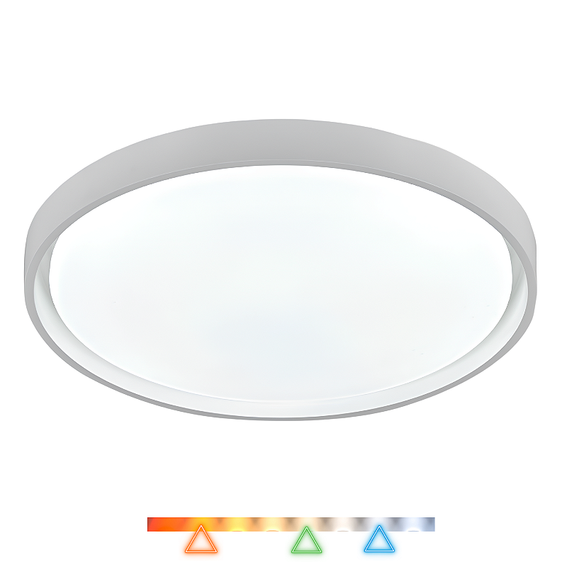 Plafon LED Montana 41cm 24w 1920lm Multitemperatura Luz Amar - Disfer