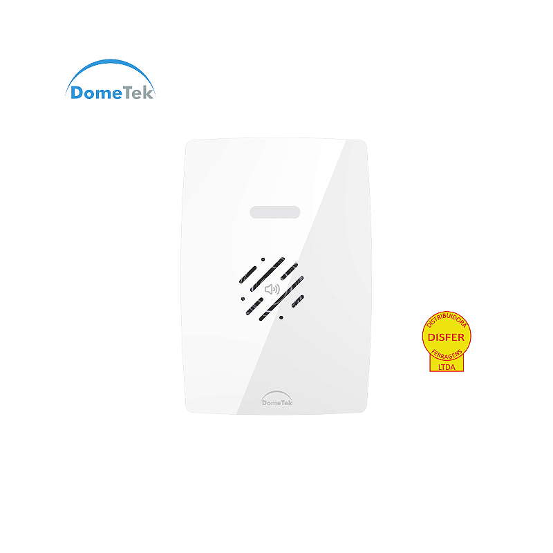 Campainha Wifi 4x2 Branca- Dometek - Disfer