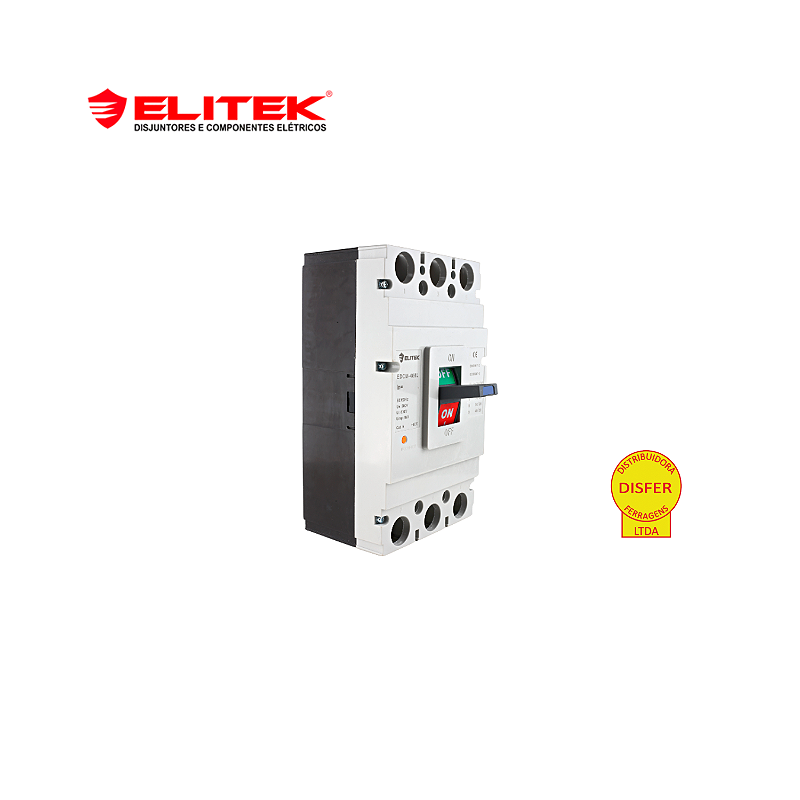 Disjuntor Caixa Moldada 3P 50A - Elitek - Disfer