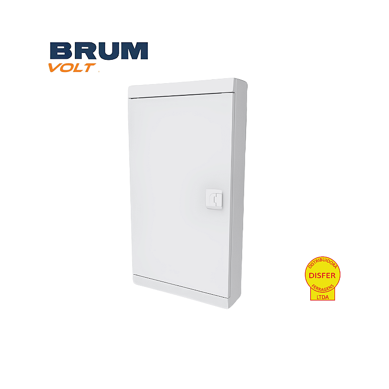 Quadro de Distribuição de Sobrepor 46 Polos 100A 1000V – Bru - Disfer