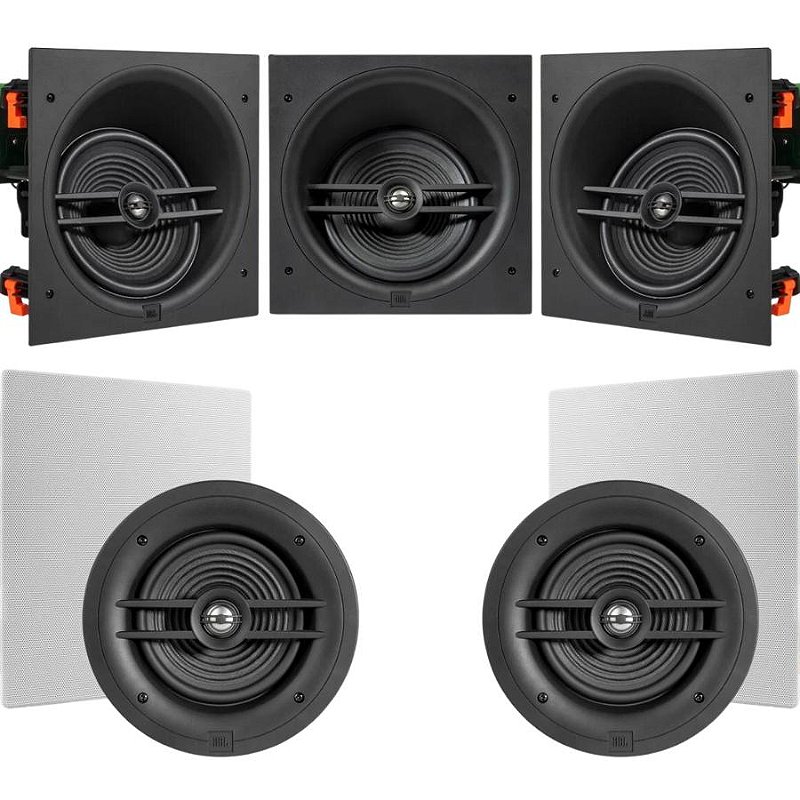Kit 5.0 Caixa de Embutir JBL STAGE II 3x 260CSA +2x 260C - ELETROHALEN ...