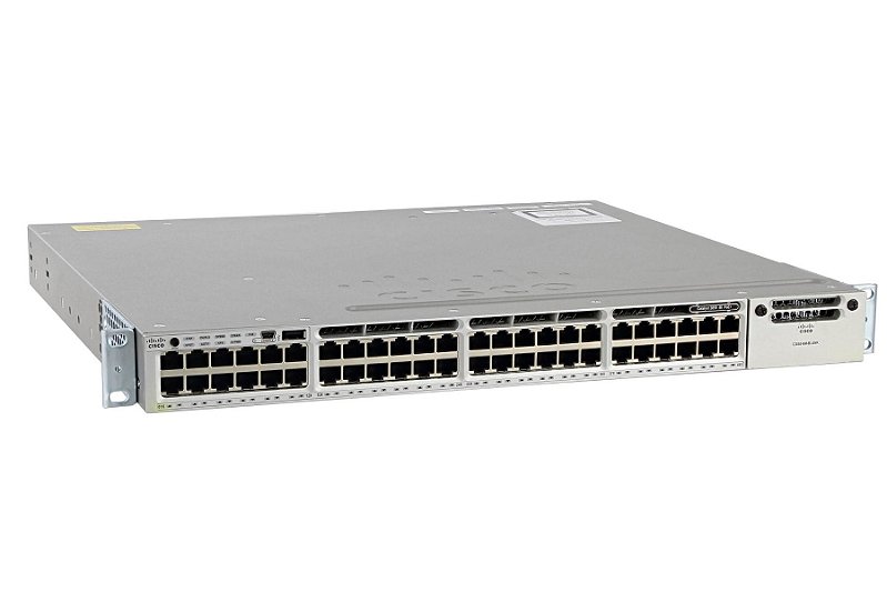 Switch Cisco Catalyst WS-C3850-48U-S - tackable 48 10/100/1000 Ethernet UPOE ports, with 1100WAC ...