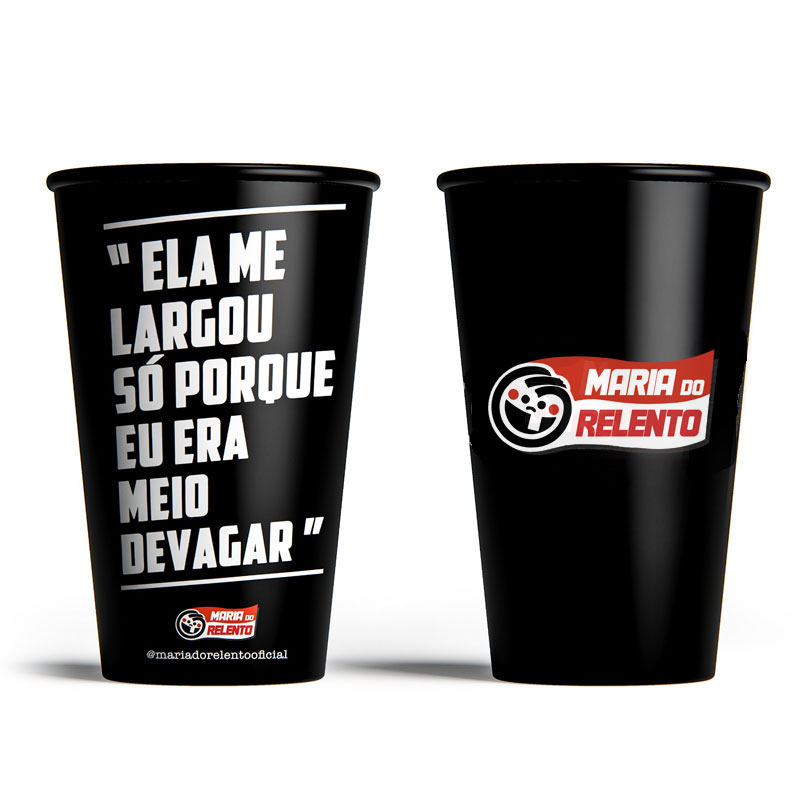 Copo Maria do Relento - Compre Aqui - ProdutoOficial ®️ Merchandise do Rock