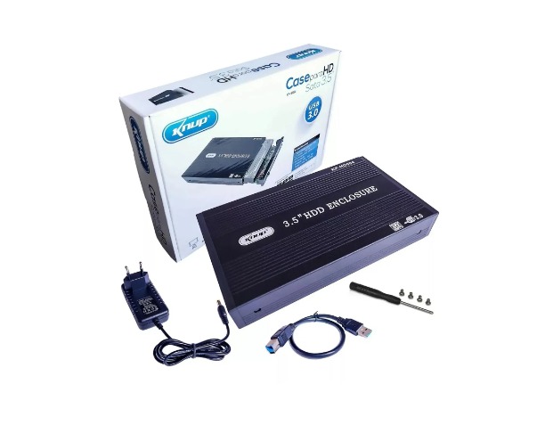 CASE PARA HD PC SATA 3.5 POLEGADAS USB 3.0 (KP-HD004) - Telas, Teclados, Baterias, e Carregador ...
