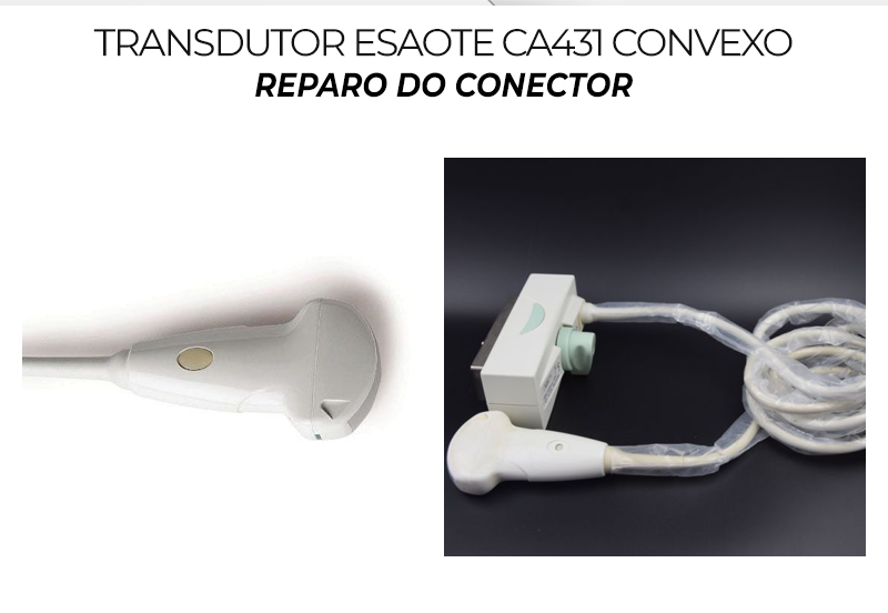 Reparo do Conector Transdutor Esaote Ca431 Convexo - TUDO ULTRASSOM BRASIL
