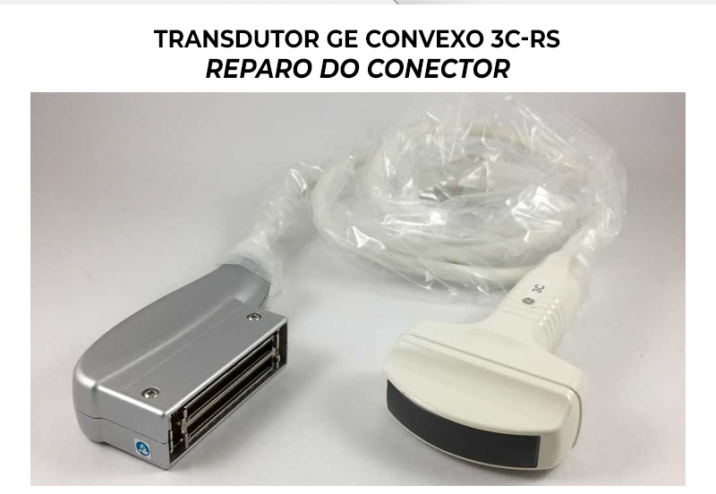 Reparo do Conector Transdutor Ge Convexo 3c Rs - TUDO ULTRASSOM BRASIL