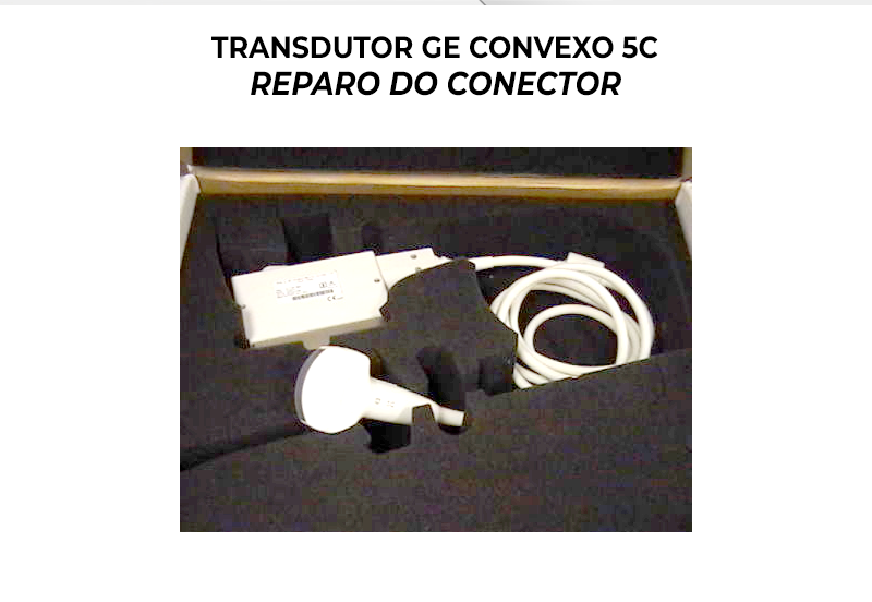 Reparo do Conector Transdutor Ge Convexo 5c - TUDO ULTRASSOM BRASIL