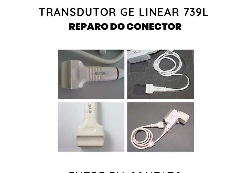 Reparo do Conector Transdutor Ge Linear 739l - TUDO ULTRASSOM BRASIL