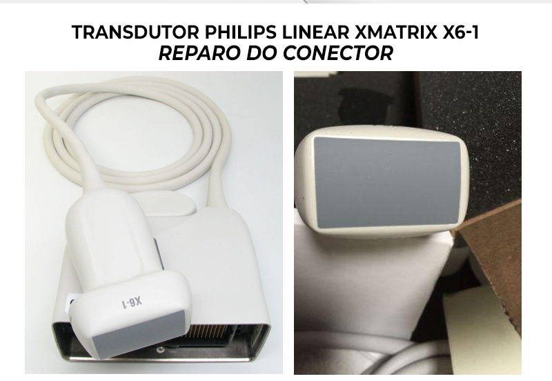 Reparo do Conector Transdutor Philips Linear Xmatrix X6 1 - TUDO ...