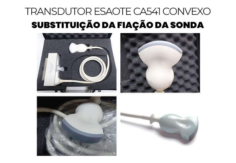 Substituicao da Fiacao da Sonda Transdutor Esaote Ca541 Convexo - TUDO ...