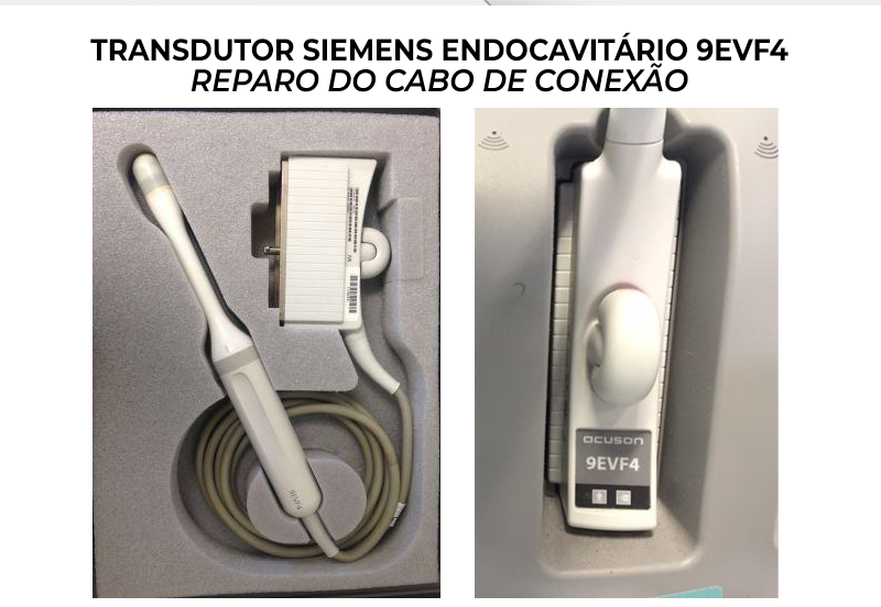 Reparo do Cabo de Conexao Transdutor Siemens Endocavitario 9evf4 - TUDO ...