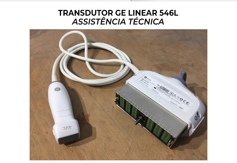 Assistencia Tecnica Transdutor Ge Linear 546l - TUDO ULTRASSOM BRASIL